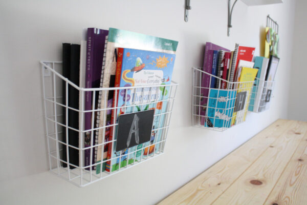 How to Organize Your Homeschool Room - Gathering Grace Home