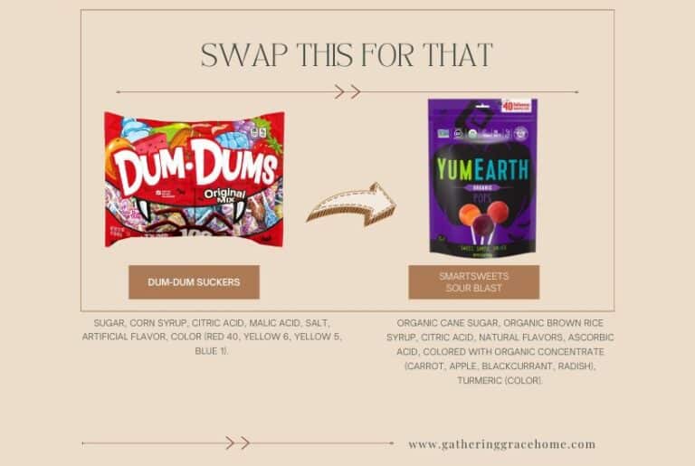 Halloween Candy List and Better Choice Swaps - Gathering Grace Home