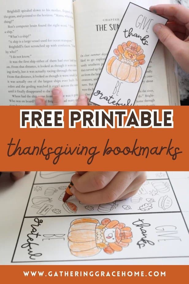 8 Free Printable Thanksgiving Bookmarks For Kids - Gathering Grace Home