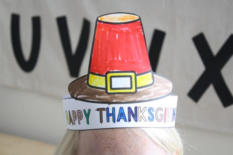 Free Coloring Printable Thanksgiving Hats for Kids - Gathering Grace Home