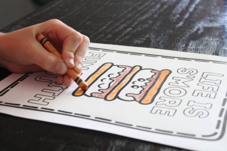 Free S'more Printable and DIY Family S'mores Kit - Gathering Grace Home